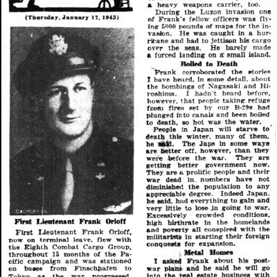 Frank Orloff (1918-1990) | Obituary