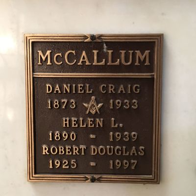 Daniel McCallum (1873-1933) | Obituary