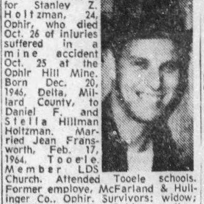 Stanley Holtzman (1946-1971) | Obituary