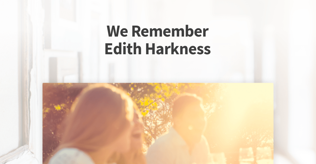 Edith Harkness (1948-1982) | Obituary