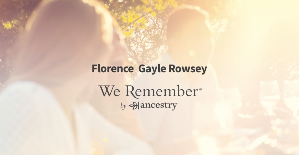 Florence Rowsey (1937-2019) | Obituary