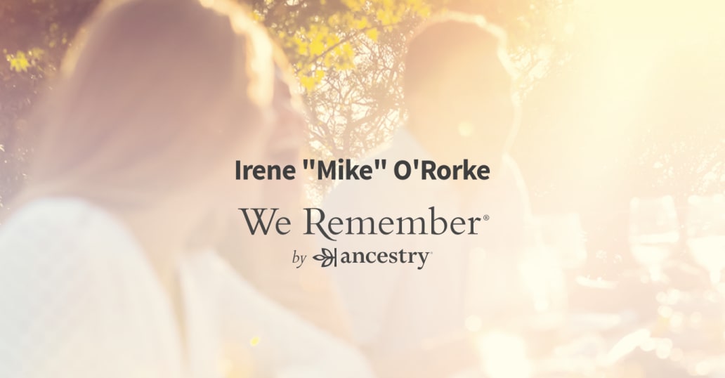 Irene "Mike" O'Rorke (-2024) | Obituary