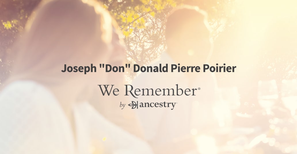 Joseph Poirier (-2022) | Obituary
