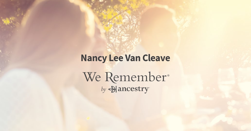 Nancy Van Cleave (-2025) | Obituary